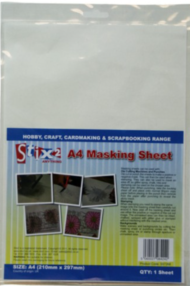 Stix2 A4 Masking Sheet - 201mm x 297mm | Craft Bliss