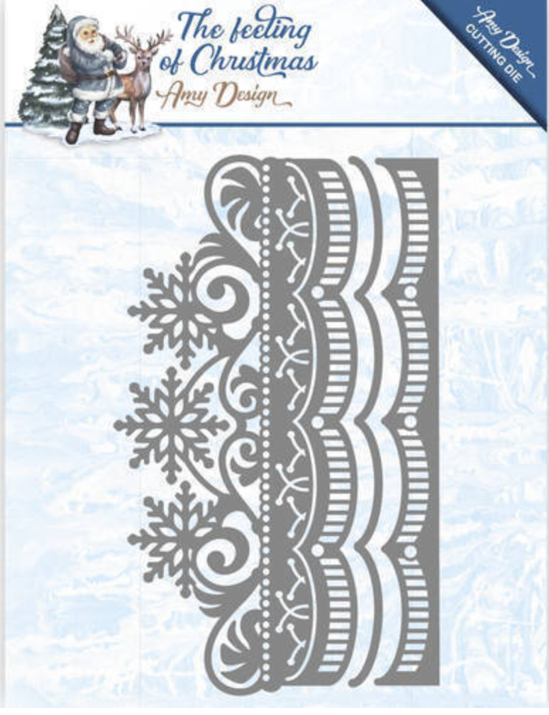 Amy Design The Feeling of Christmas - Ice Crystal Border ADD10111 ...