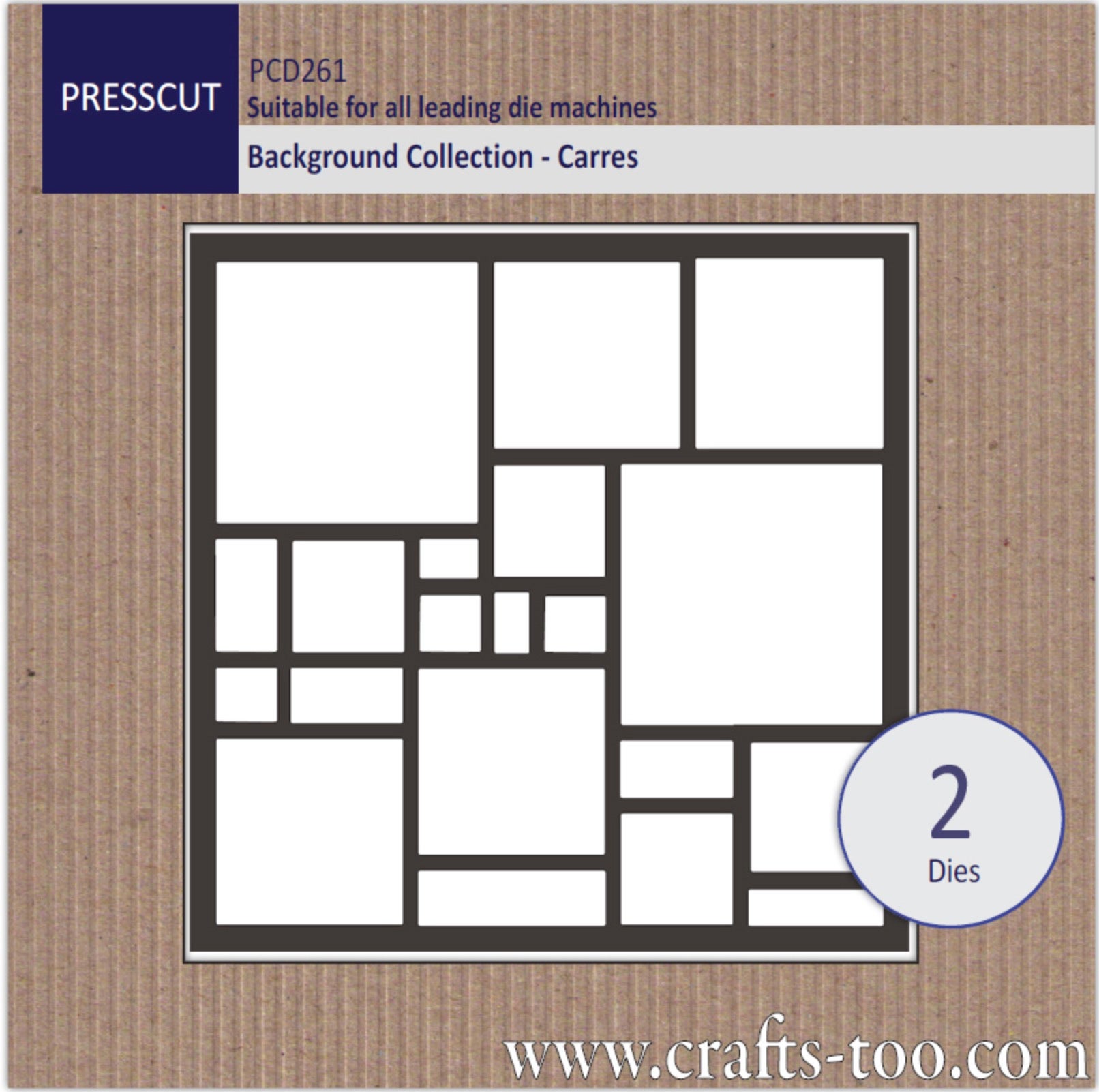 Presscut Background Collection - Carres Craft Dies | Craft Bliss
