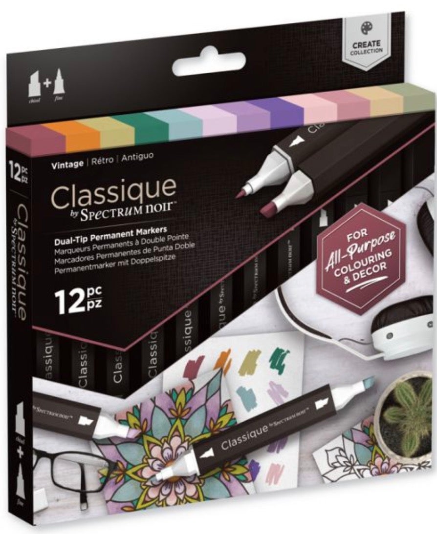 Spectrum Noir Classique (12PC) - Vintage | Craft Bliss