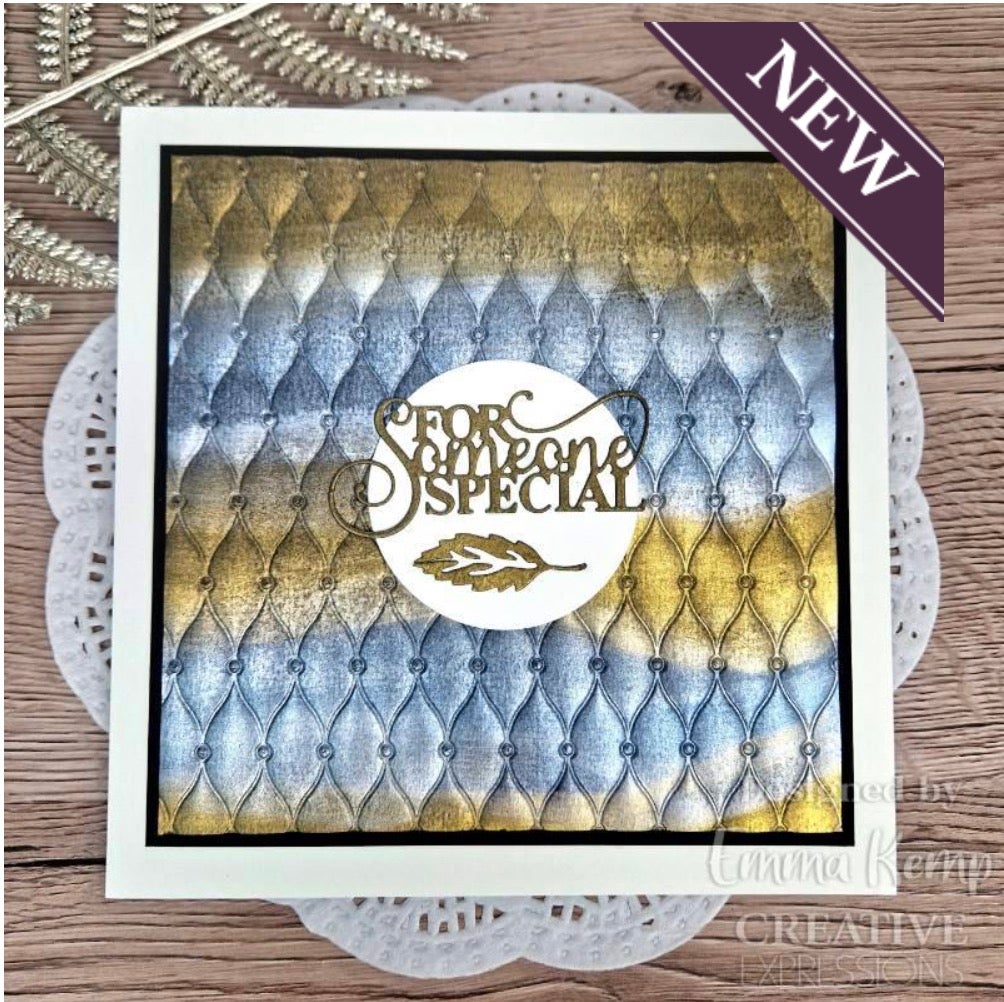 Creative Expressions Padded Quilt 8 in x 8 in 3D Embossing Folder EF3D ...
