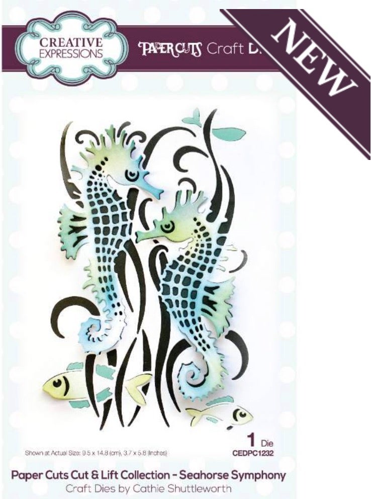 Creative Expressions Paper Cuts Cut and Lift Collection - Seahorse ...
