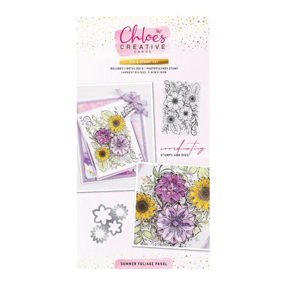 Stamps By Chloe Summer Foliage Die & Stamp Set | Craft Bliss