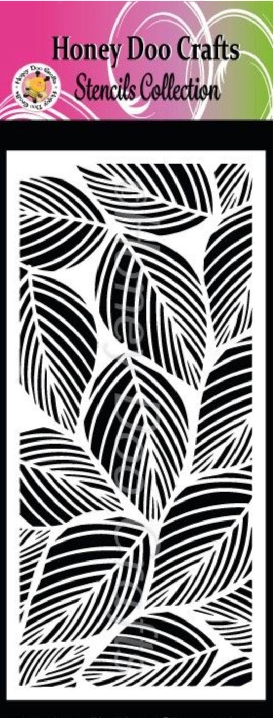 Honey Doo Crafts Falling Leaves DL Stencil | Craft Bliss