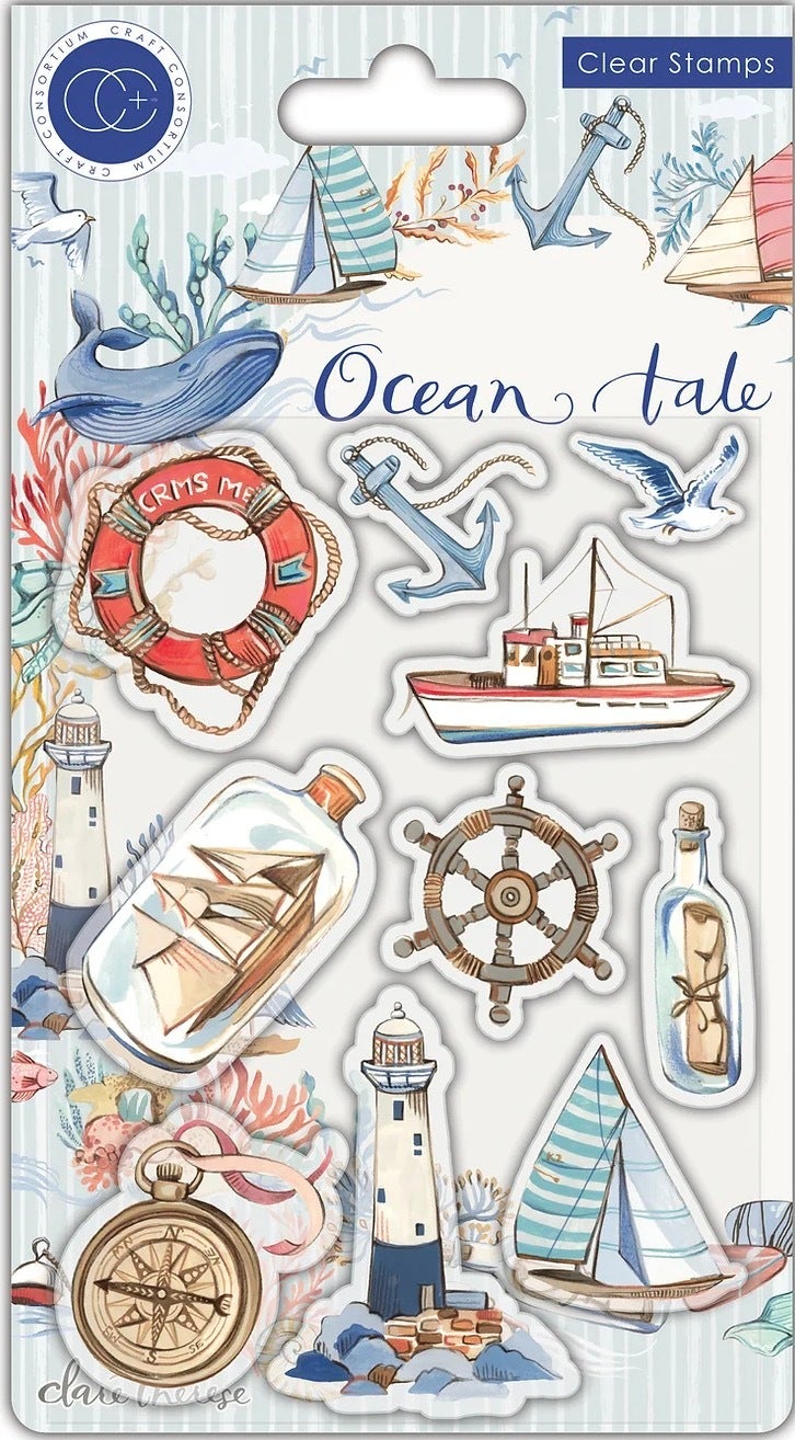 Craft Consortium Ocean Tale - Adventure - Stamp Set | Craft Bliss