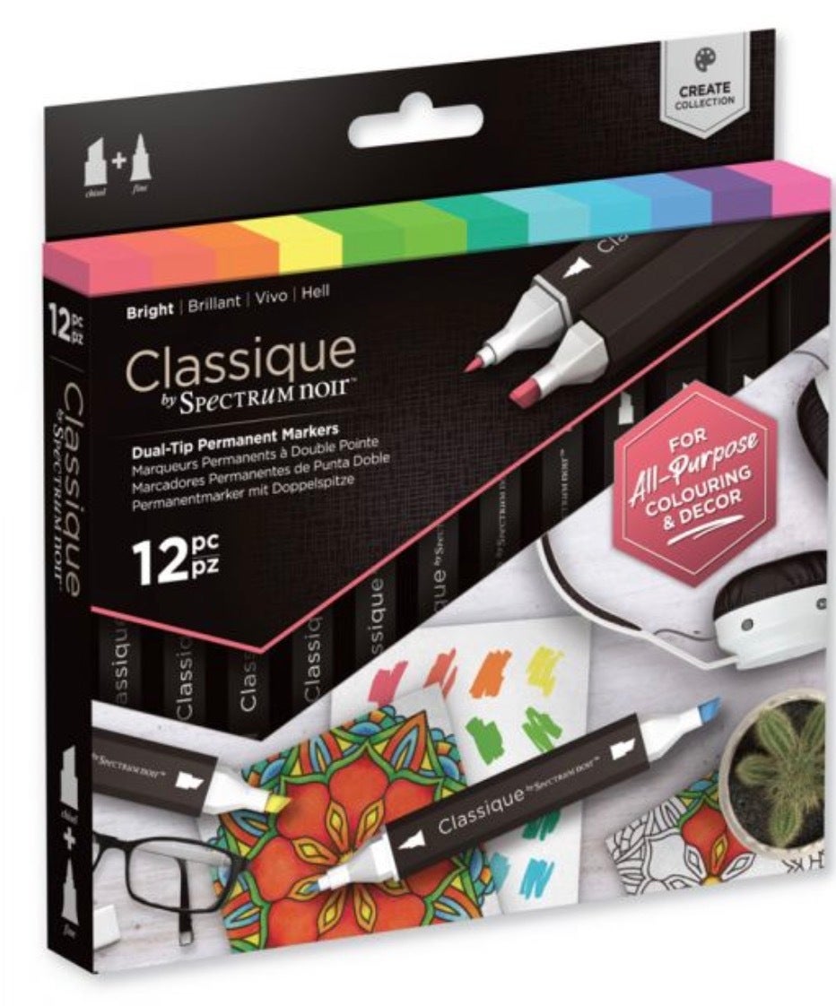 Spectrum Noir Classique (12PC) - Bright | Craft Bliss