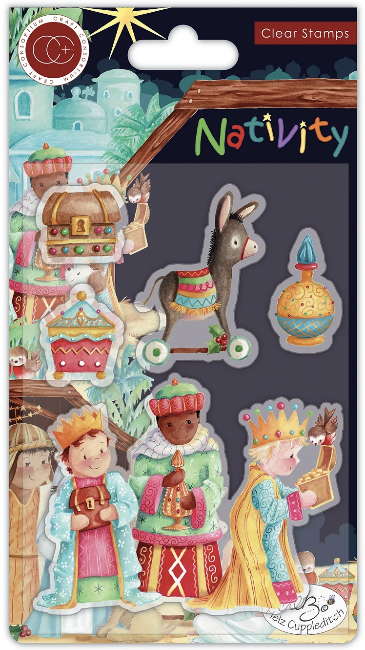 Nativity - Stamp Set - Three Wise Men Nativity - Stamp Set - Three Wise ...