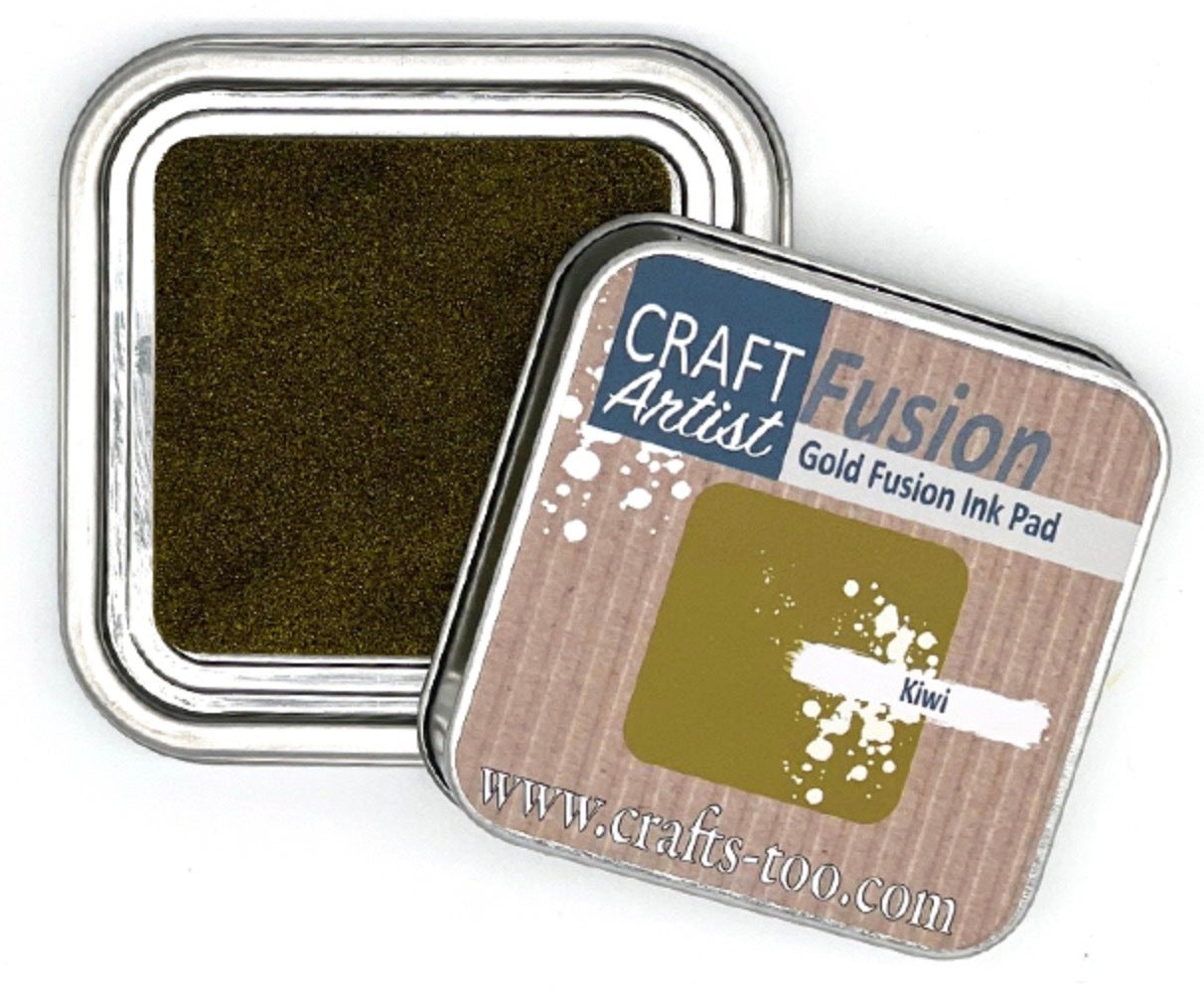Craft Artist Gold Fusion Ink Pad - Kiwi | Craft Bliss