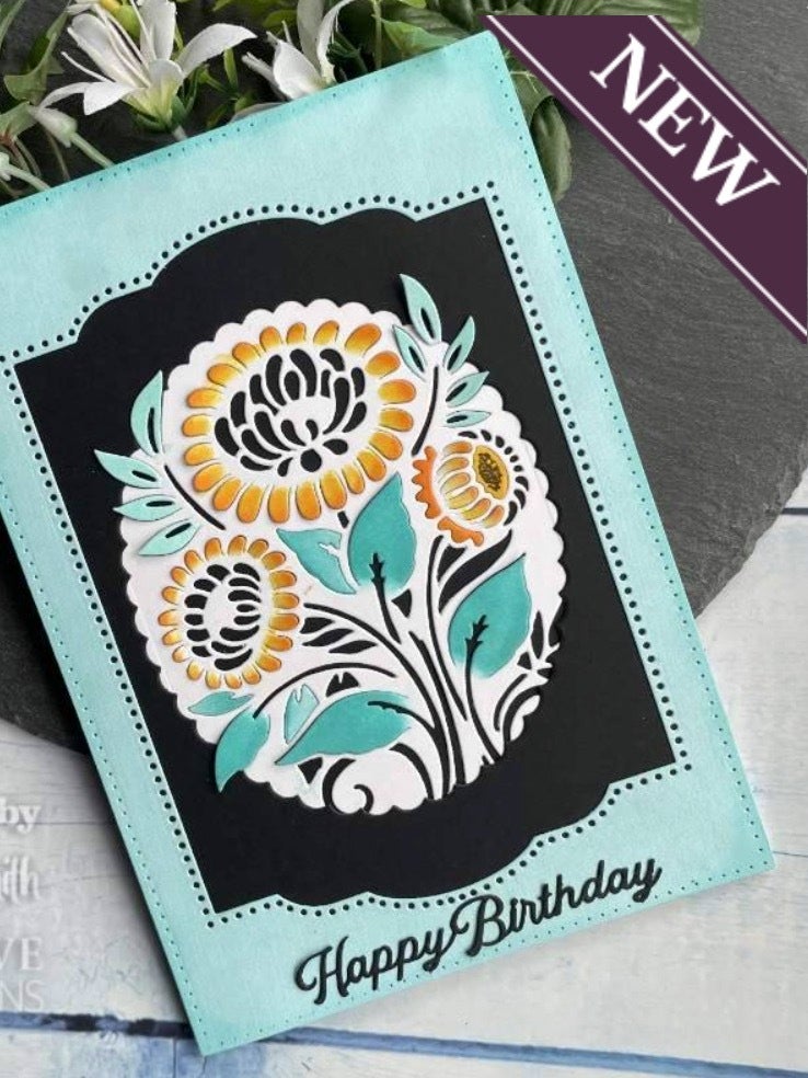 Creative Expressions Paper Cuts Cut & Lift Zinnia Craft Die CEDPC1228 ...