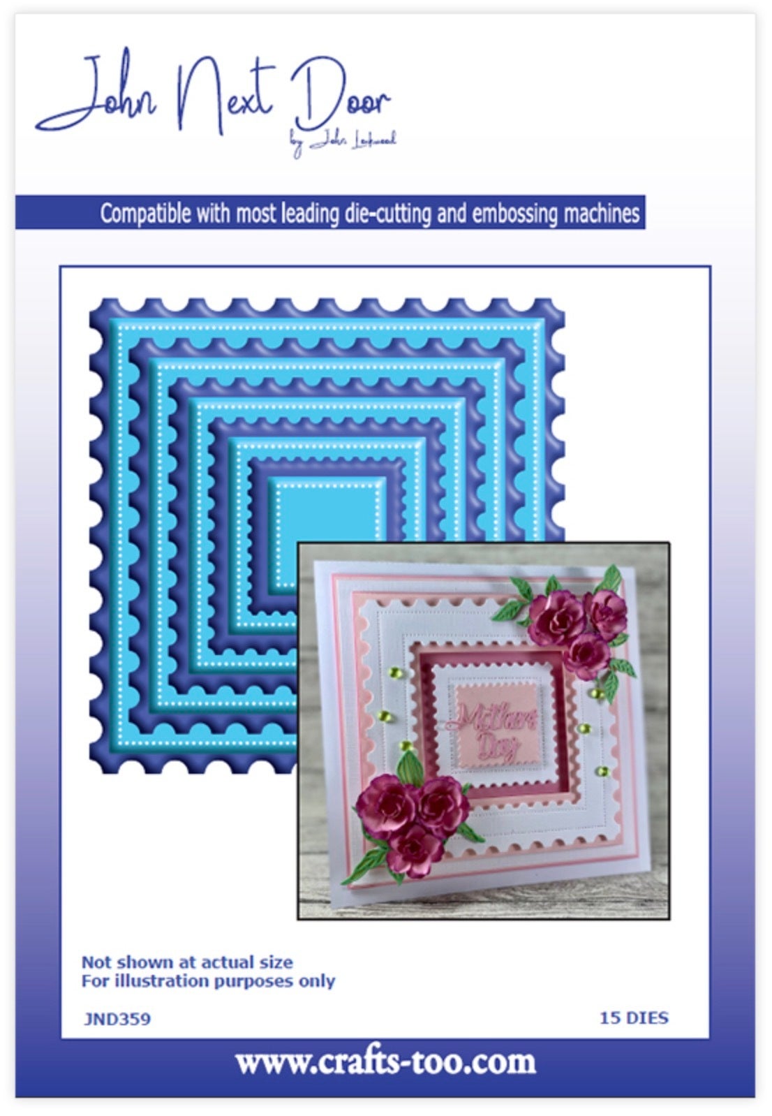 John Next Door Postage Frames JND359 | Craft Bliss
