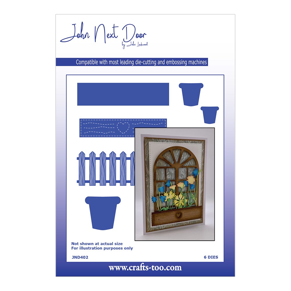 John Next Door Garden Fence Die Set JND402 | Craft Bliss
