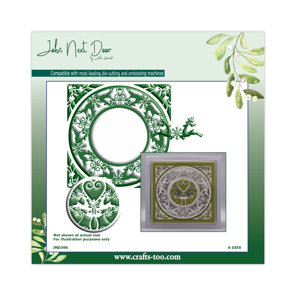 John Next Door - Leaping Stag Circle JND396 | Craft Bliss