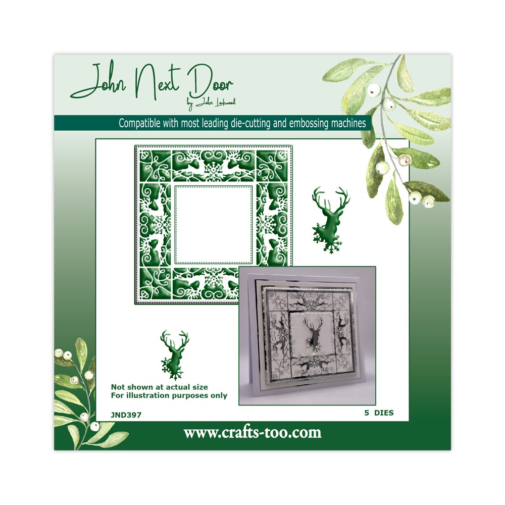John Next Door - Leaping Stag Square JND397 | Craft Bliss
